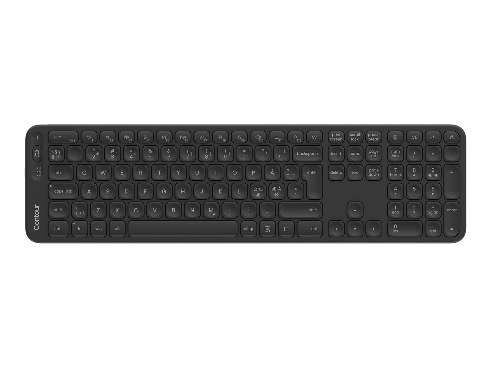 Contour Balance Full-Size Keyboard Wireless Pan Nordic Layout ...