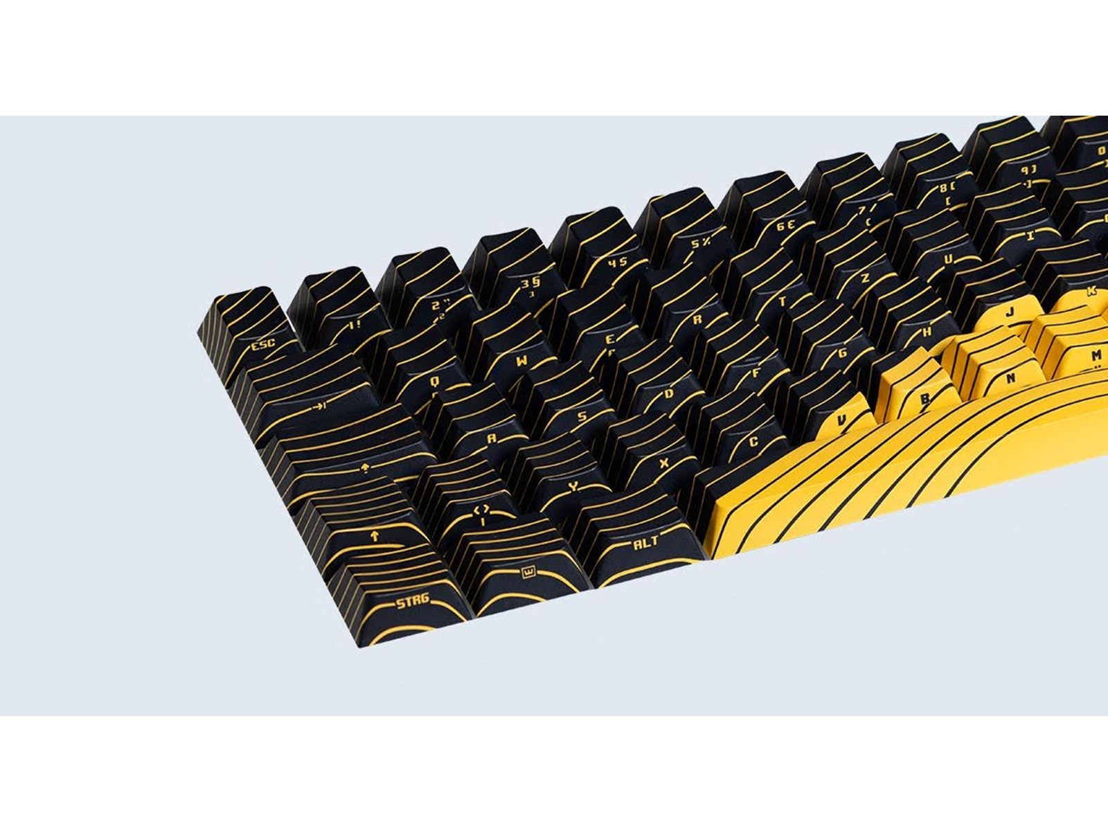Wooting Magnetic Waves ISO Keycaps - Take Control edition - Keycaps - Tysk