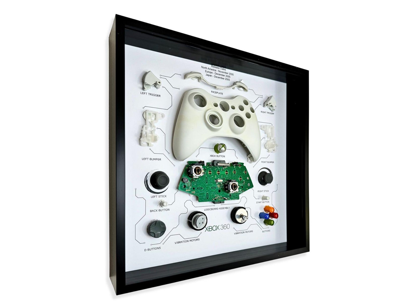GRC - Retro Art Microsoft Xbox 360 Wireless Controller Display - Billede