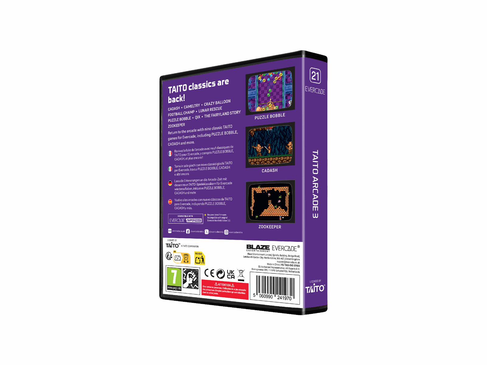 Taito Arcade 3 - Evercade - Retro | Billig