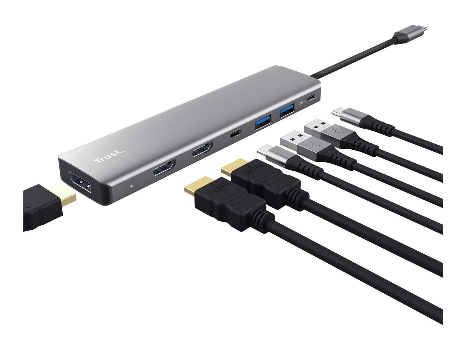 Trust Dalyx 7-in-1 USB-C Multiport Adapter | Billig