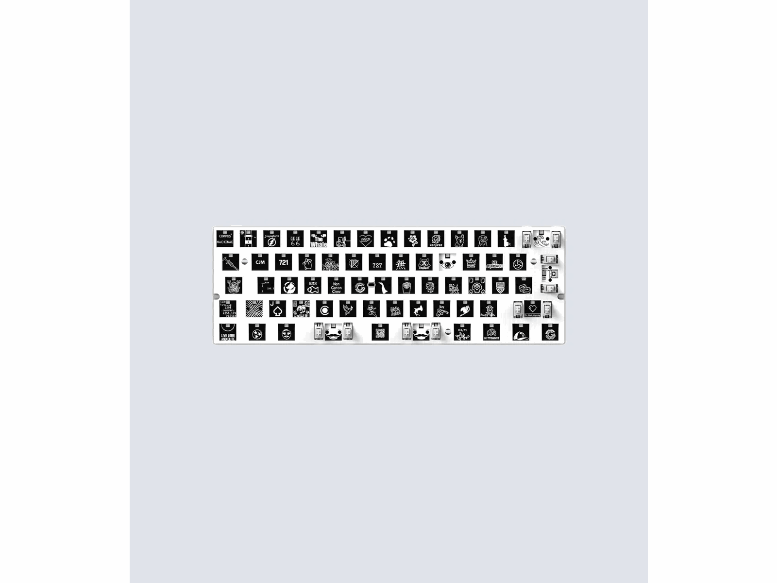 Wooting 60HE v2 Module - Split Spacebar - Keyboard Module - ISO