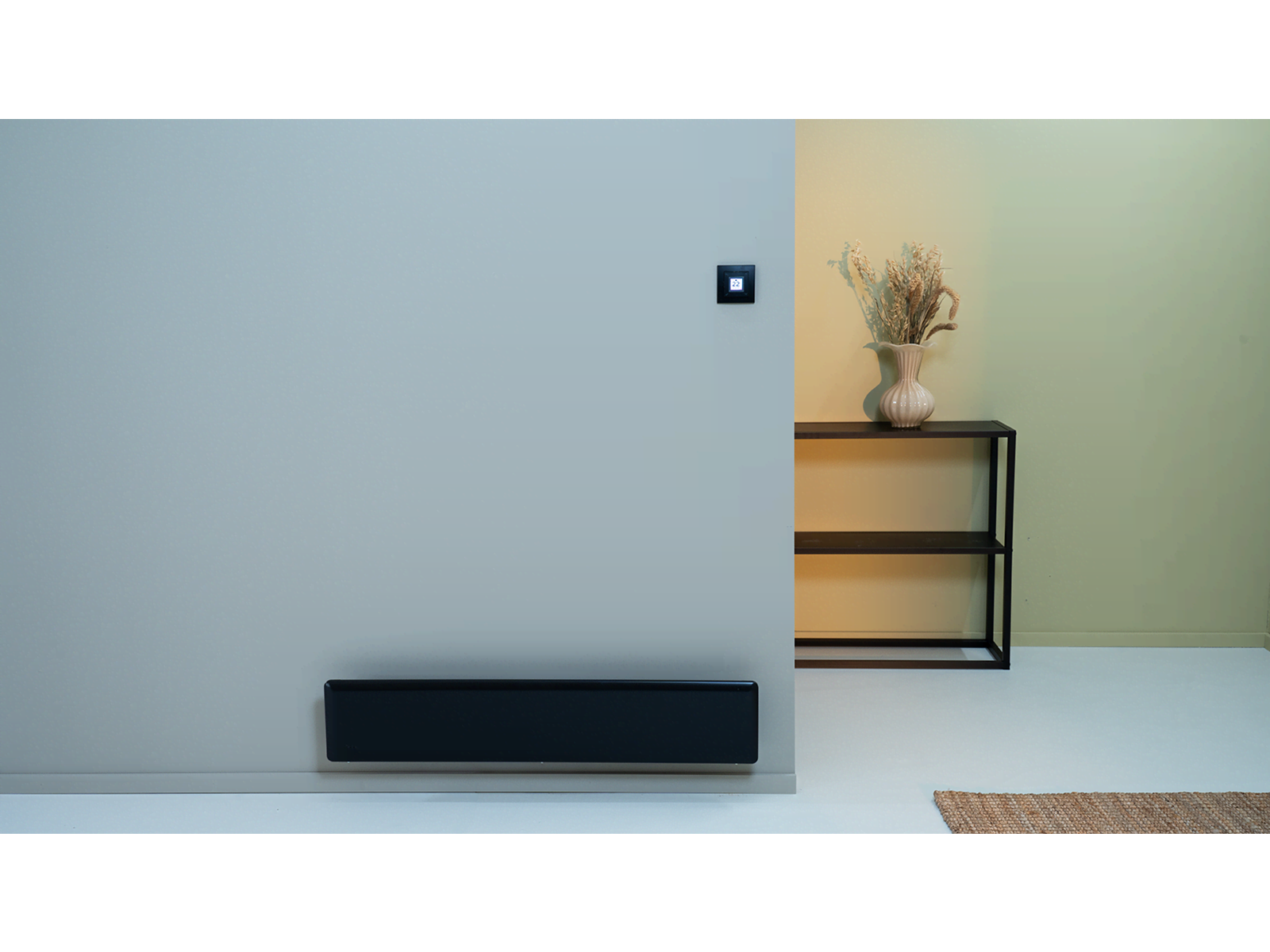 NOBØ El-varmeliste Top 20 cm 750W 230V, Sort | Billig