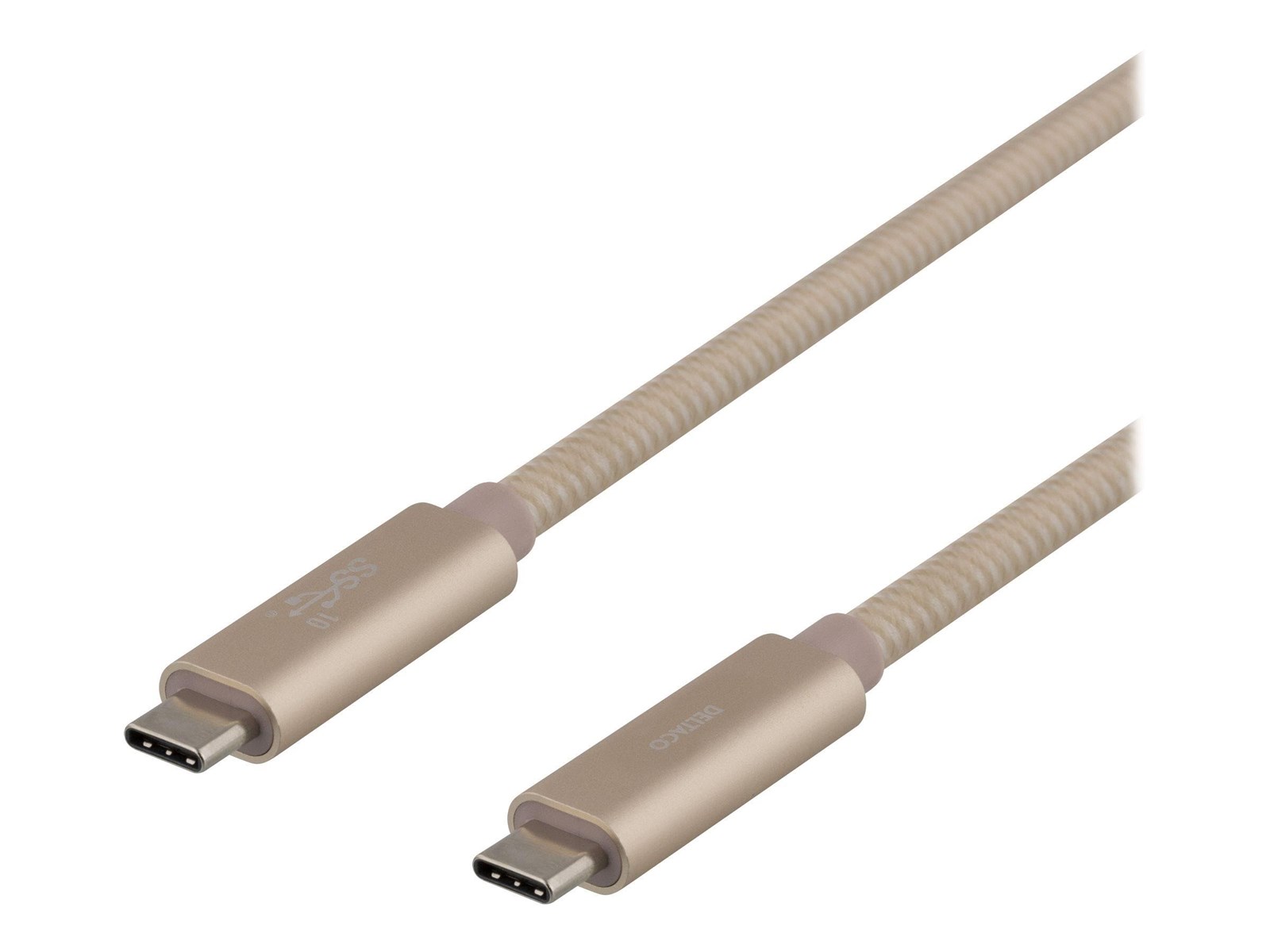Deltaco USBC-1421M - USB-C cable - USB-C to USB-C - 50 cm | Billig