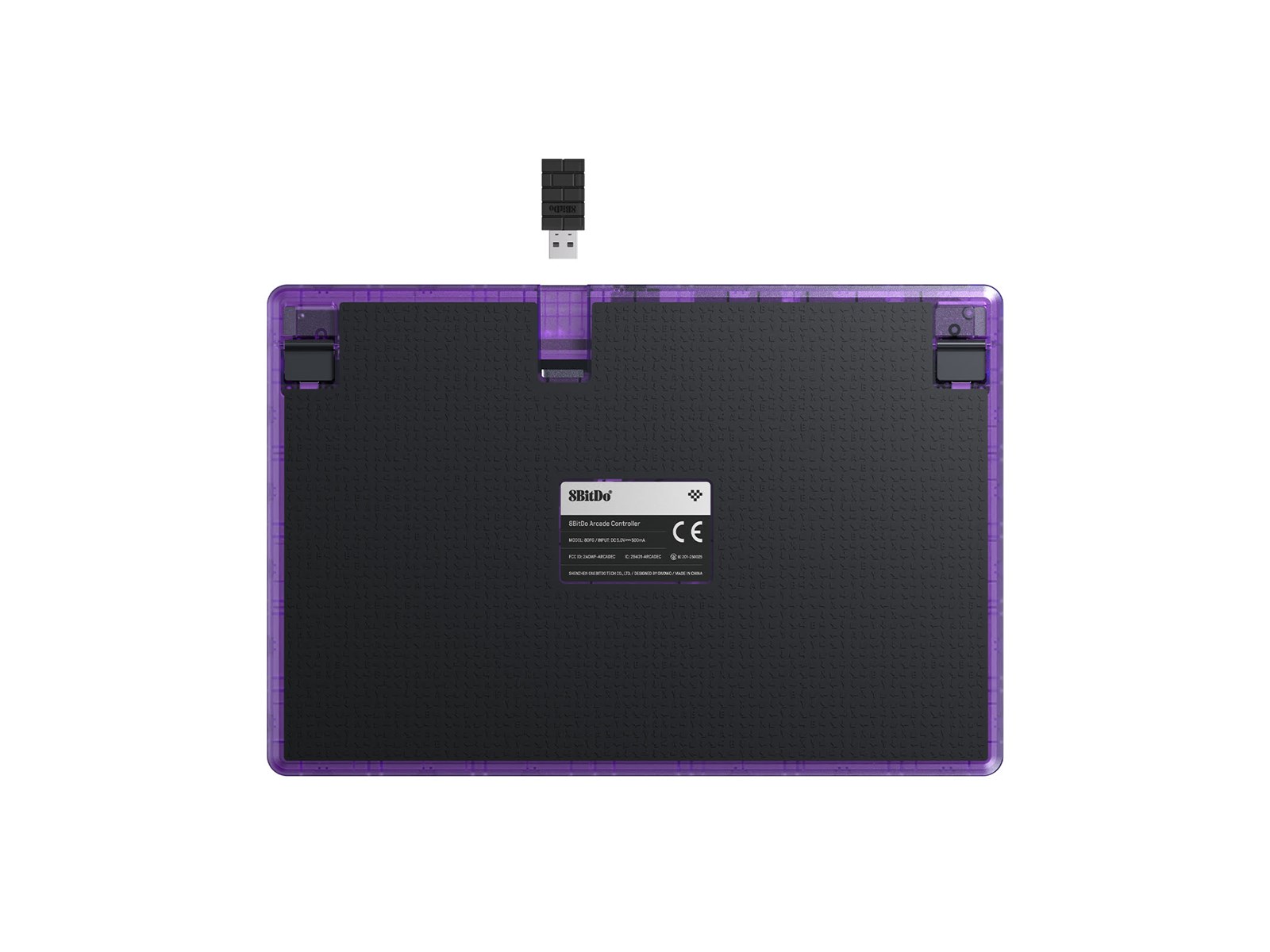 8BitDo Arcade - Transparant Purple - Wireless Arcade stick - PC