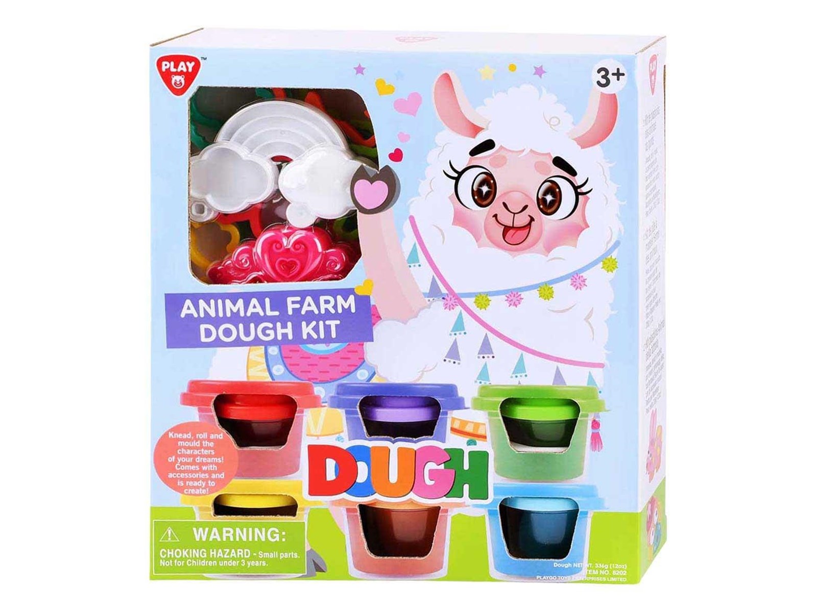 Playgo Farm Animals Clay Set - 6 Clay Pots | Billig