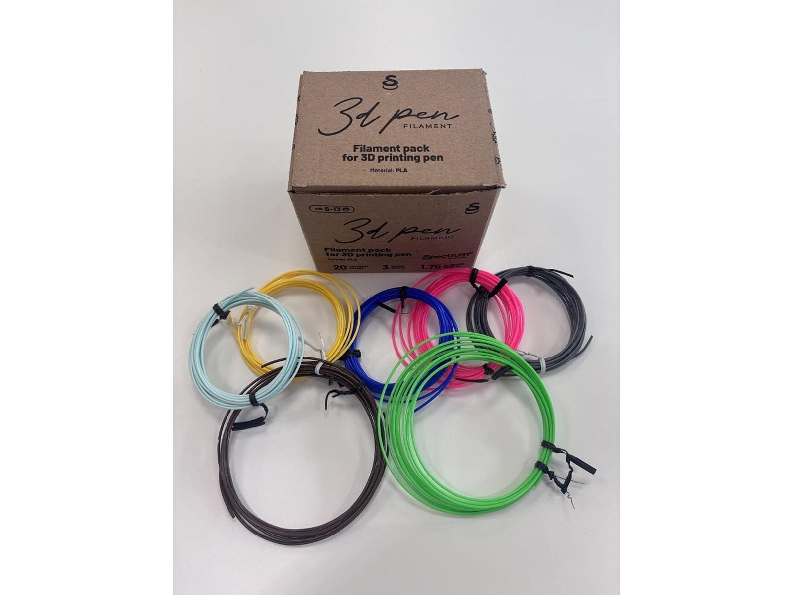 Spectrum 3D filament for 3D pen - 20 colours - 3 m | Billig