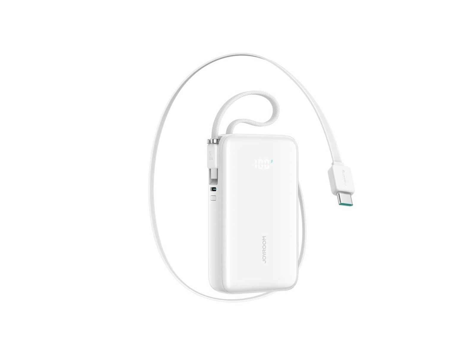 Joyroom JR-PR2 35W 10000mAh Power Bank with Retractable USB-C Cable and ...