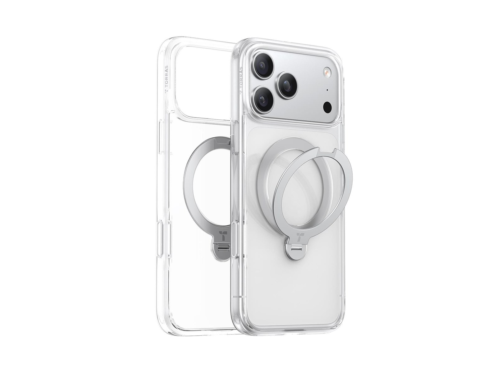 Torras Ostand Q3 Spin clear - iPhone 17 Pro | Billig