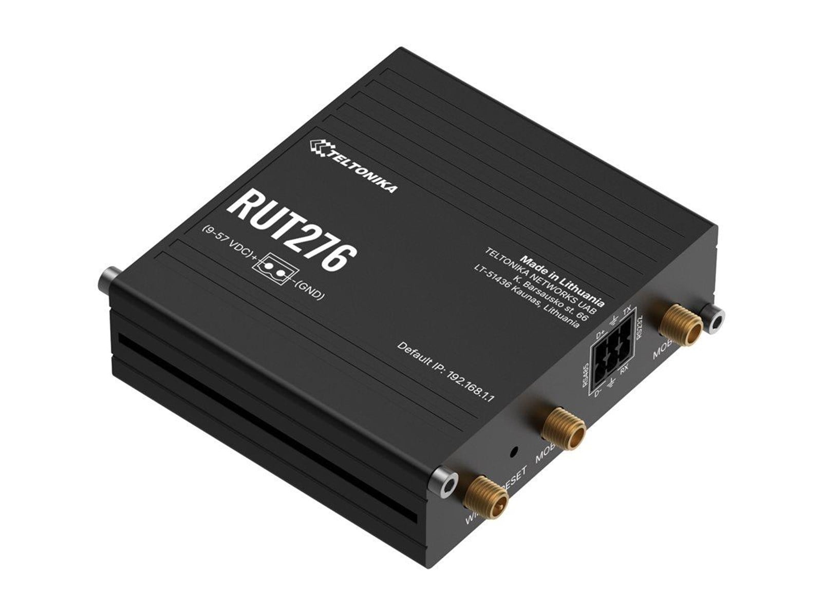 Teltonika RUT276 - wireless router - WWAN - LTE Wi-Fi - 5G 4G - DIN ...