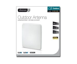 Vivanco Outdoor Antenna Full HD 360° 48dB White | Billig