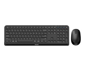 Philips 4000 series SPT6407B - keyboard and mouse set - QWERTY ...