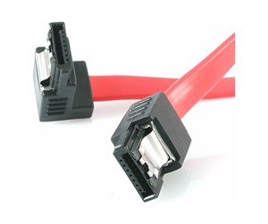 StarTech.com 18in Latching SATA to Right Angle SATA Serial ATA Cable ...