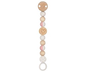 Goki Wooden Pacifier Chain Heart | Billig