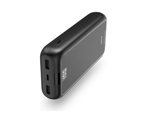 Hama Powerbank 20000 mAh Fast Charge LiPo Anthracite - 20000 mAh