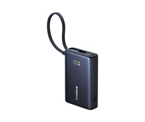 Baseus PicoGo power bank - with built-in USB-C cable - 2 x USB-C USB ...