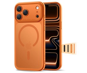Tech-Protect Magpeak Magsafe CC Case for iPhone 17 Pro Max -Matte Orange
