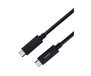 Deltaco - USB-C cable - 24 pin USB-C to 24 pin USB-C - 80 cm | Billig