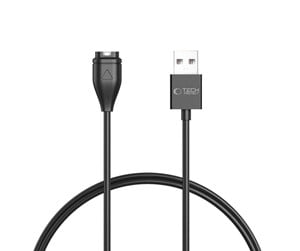 Tech-Protect MC04 UltraBoost USB-A Cable for Garmin Watch 1m - Black