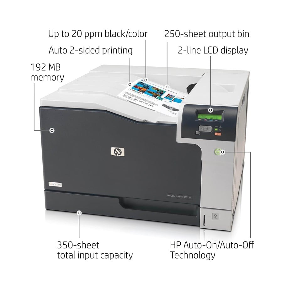 HP Color LaserJet Professional CP5225dn - Color Laser - A3 - 20 ppm ...