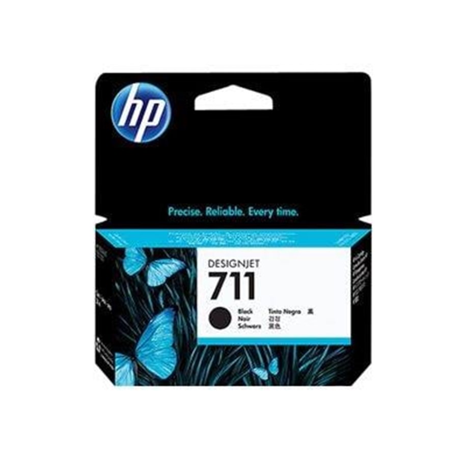 HP 711 / CZ129A Black Ink 38 ml - Blækpatron Sort | På lager | Billig