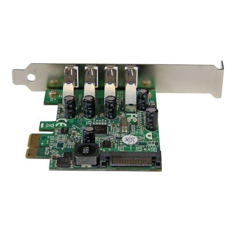 StarTech.com 4 Port PCI Express PCIe SuperSpeed USB 3.0 Controller Card ...