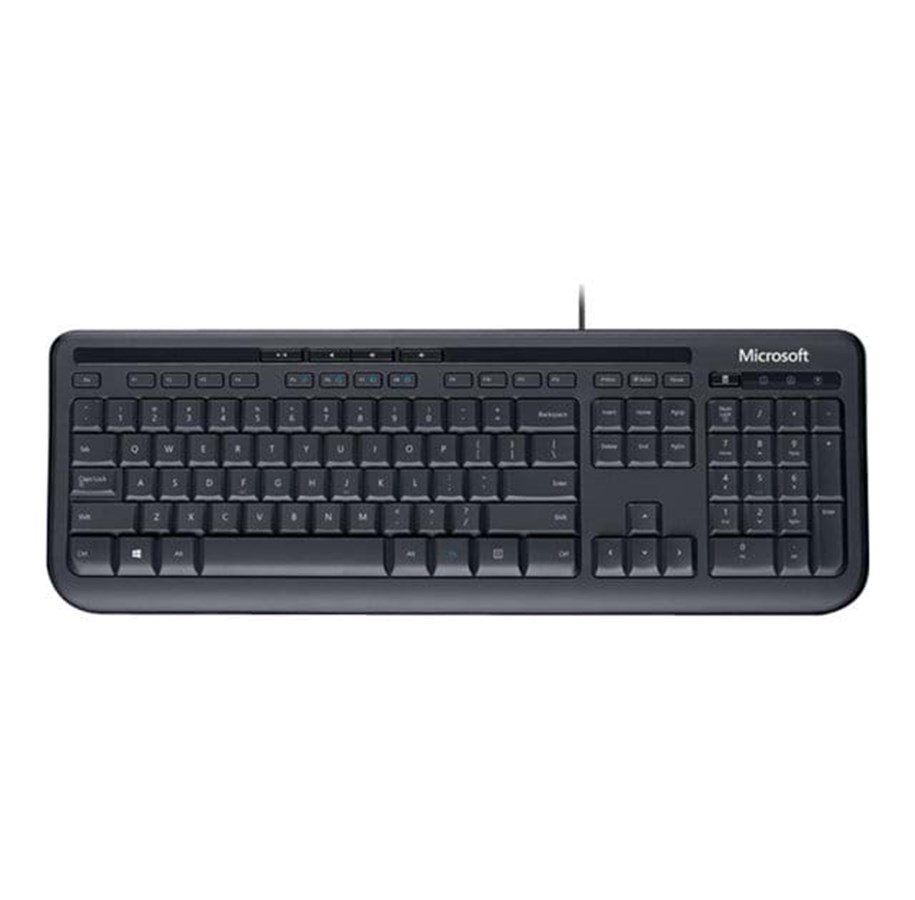 Microsoft Wired Keyboard 600 - BK - DE - Tastatur - Tysk - Sort