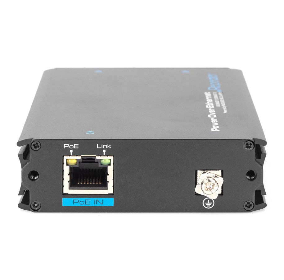 DIGITUS DN-95122 Fast Ethernet PoE Extender 1-port PoE in / 2-port PoE ...