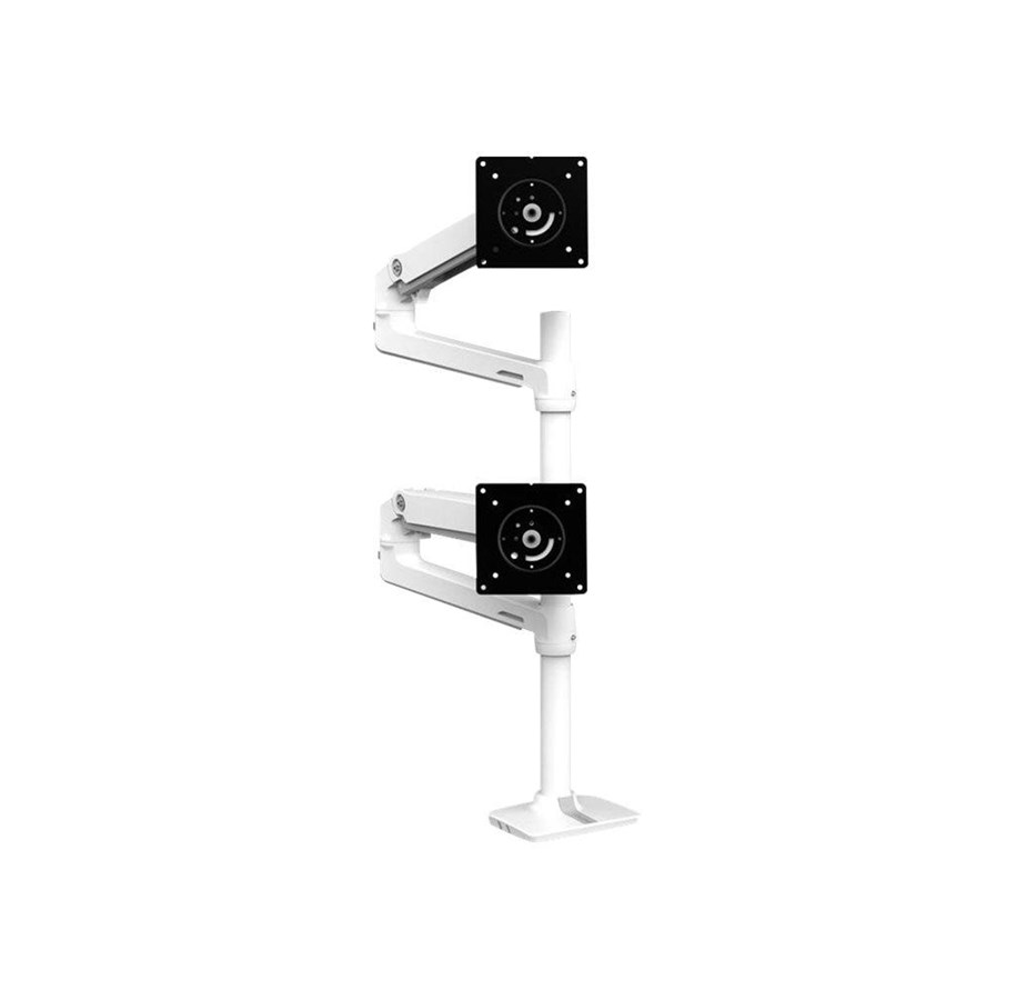 Ergotron LX Dual Stacking Arm Tall Pole (White) | Billig