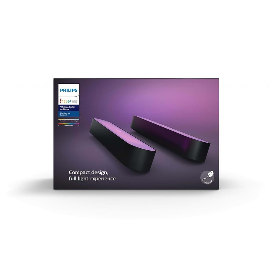 Philips Hue Play Double Pack - Sort | På lager | Billig