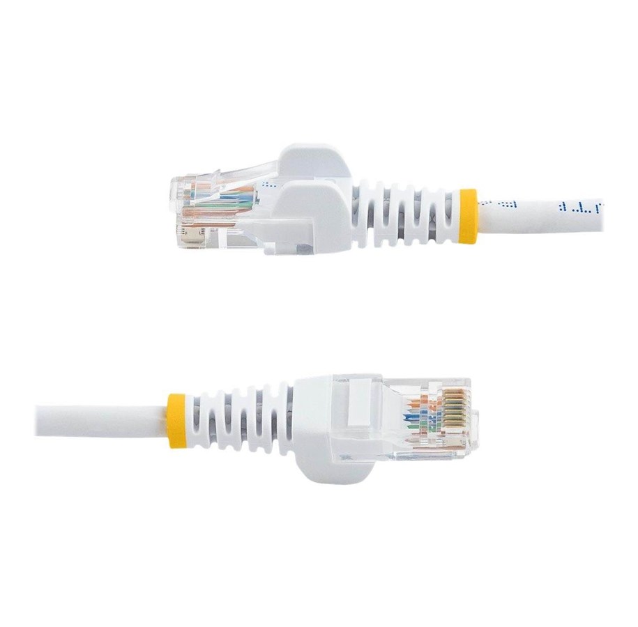 5m White Cat5e / Cat 5 Snagless Ethernet Patch Cable 5 m - network ...