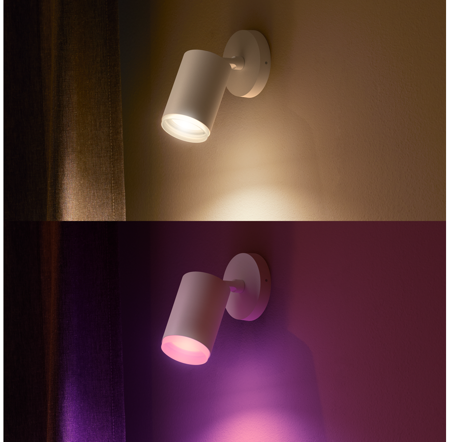 Philips Hue Fugato Single Spot - Hvid | På lager | Billig