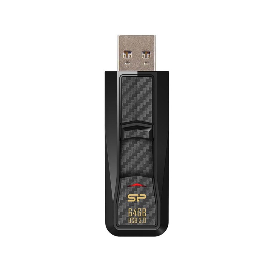 Silicon Power Blaze B50 - Sort - 256GB - USB Stick | Billig