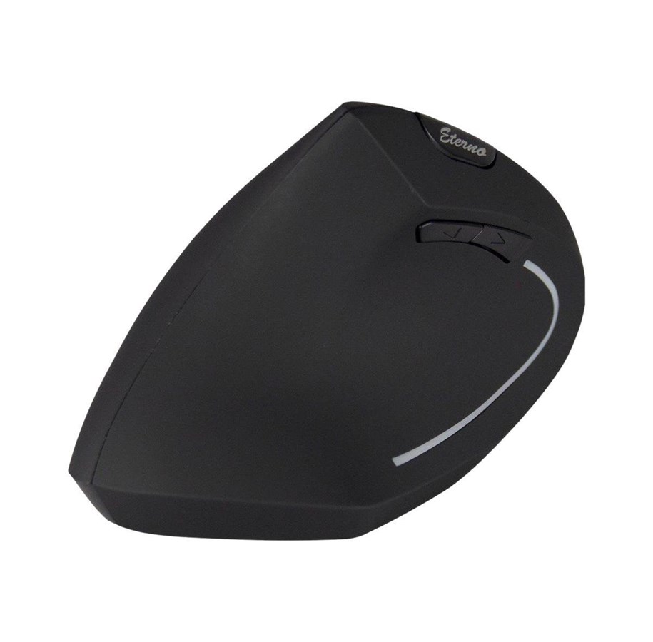 Inter-Tech Eterno KM-206L - Vertical mouse - 6 knapper - Sort | Billig