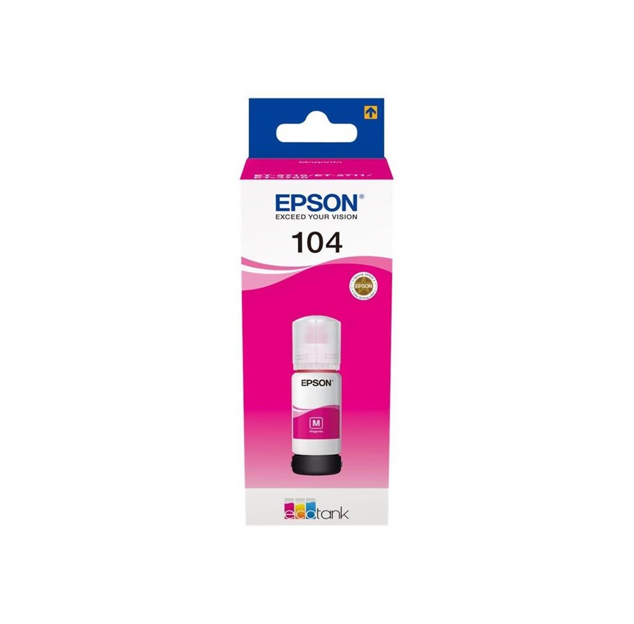 Epson EcoTank 113 Magenta Ink - Blækrefill Magenta | På lager | Billig