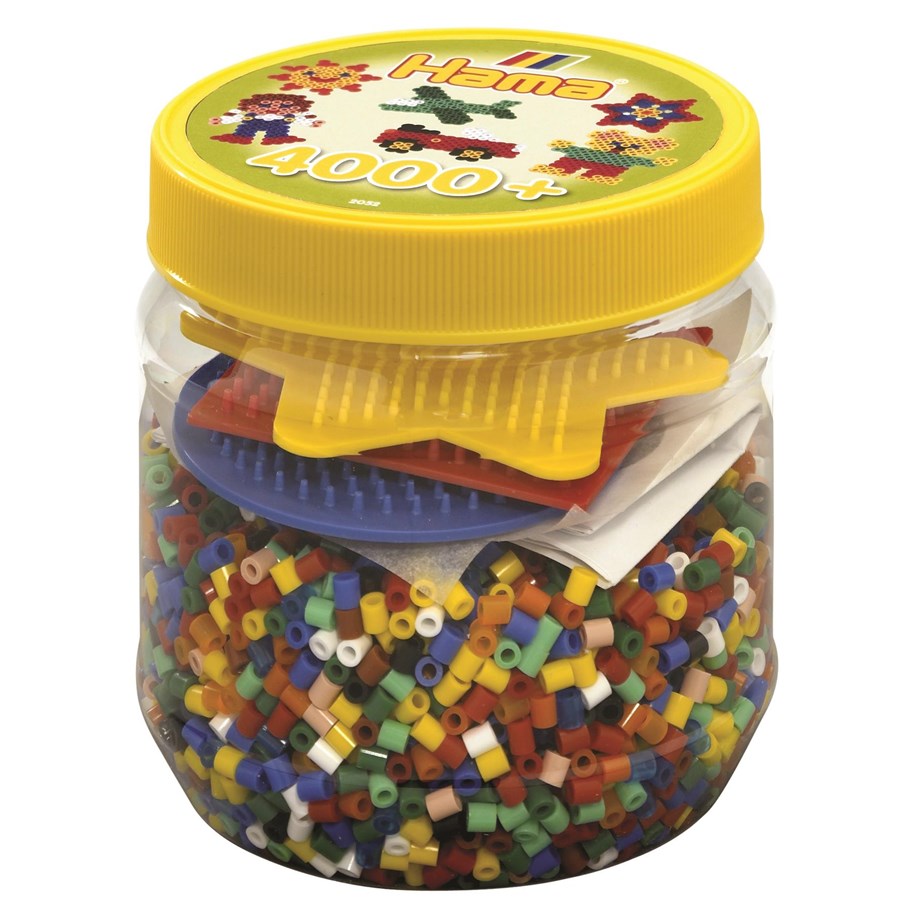 Hama Beads set in Pot 4000 pcs | Billig