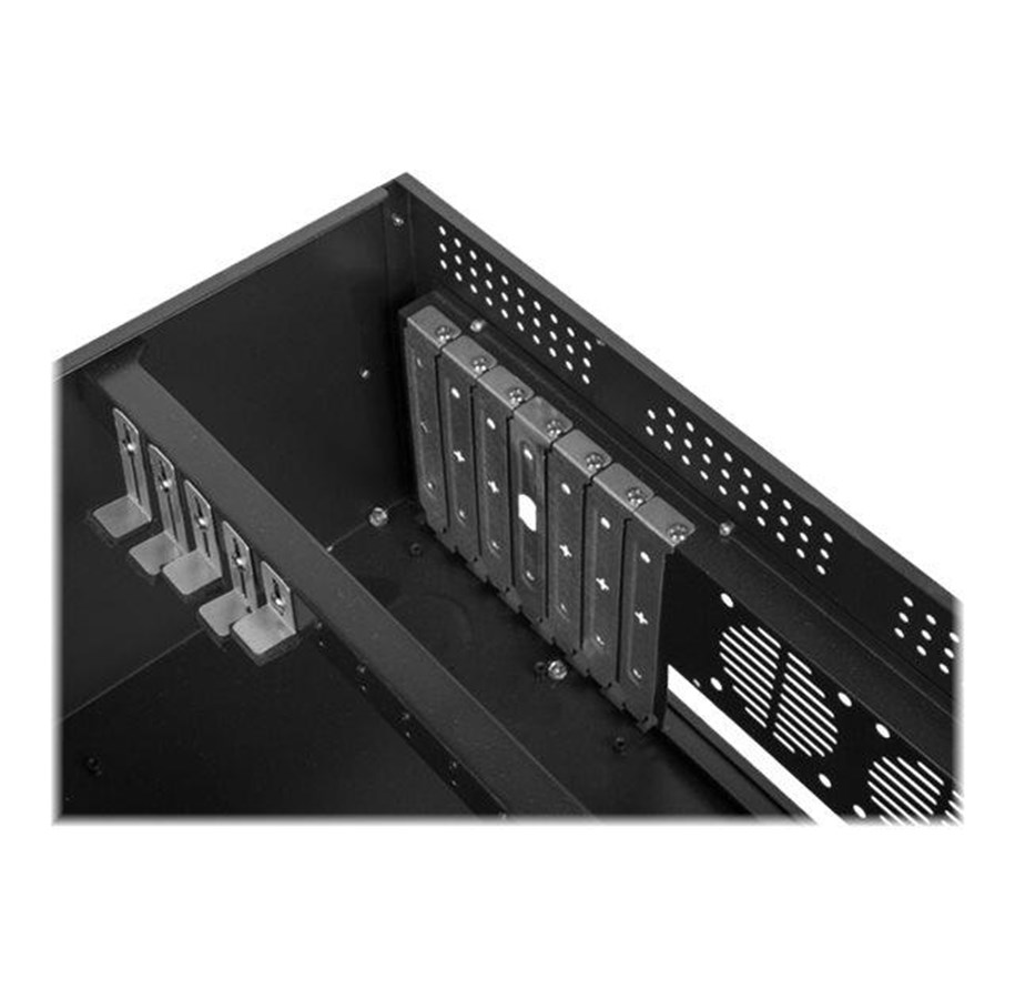 Lanberg - rack-mountable - 4U - ATX - Kabinet - Server (Rack) - Sort