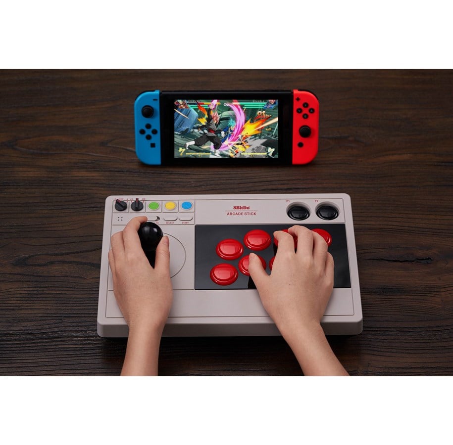 8BitDo Arcade Stick for Nintendo Switch 1 & 2 - PC - Wireless ...