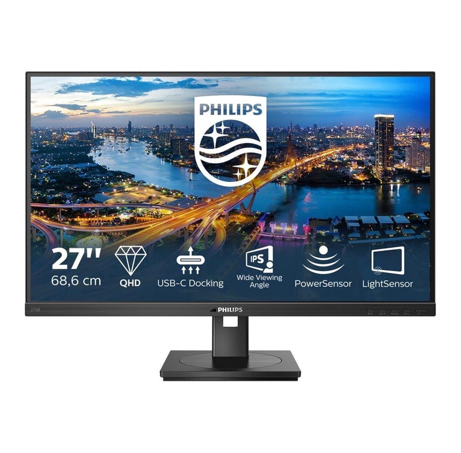 27" Philips 276B1/00 - 2560x1440 (QHD) - 75Hz - IPS - 90W USB-C