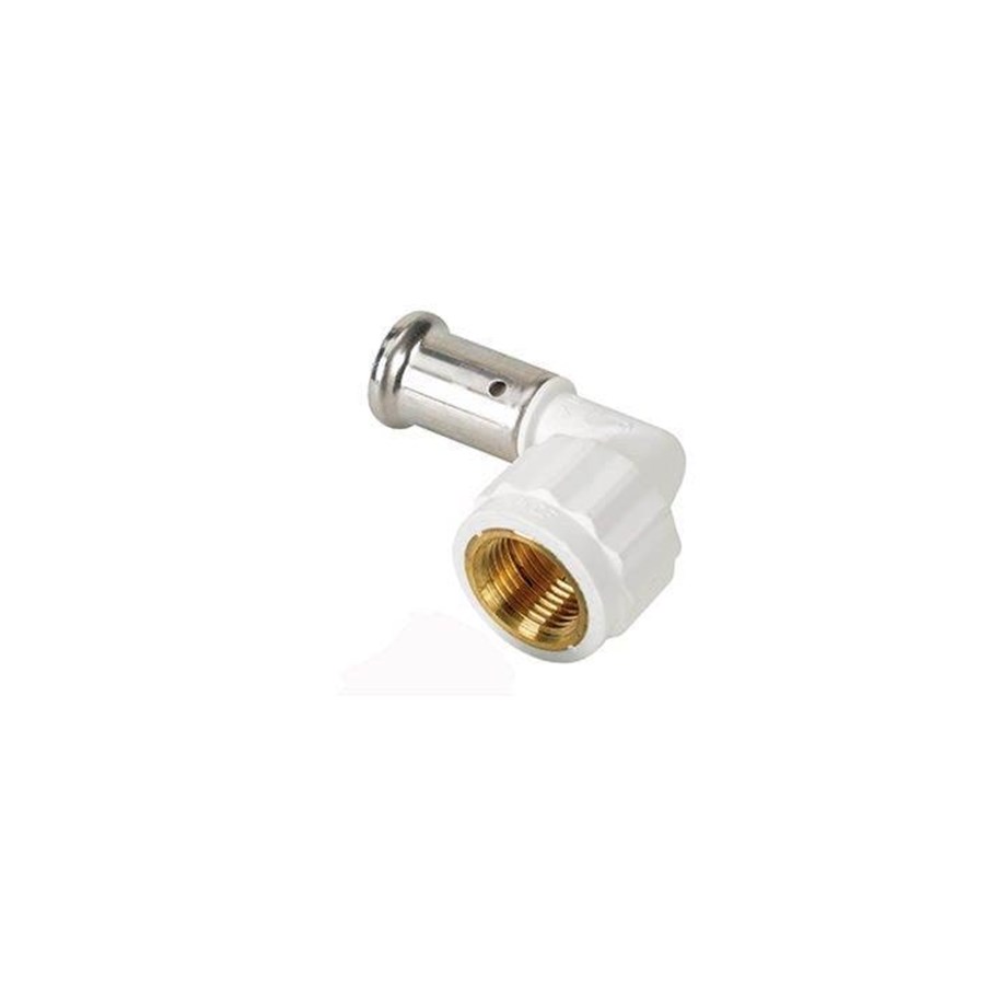 Henco pres vinkel 90° pvdf 16 mm x 12 pres/indvendig gevind | Billig