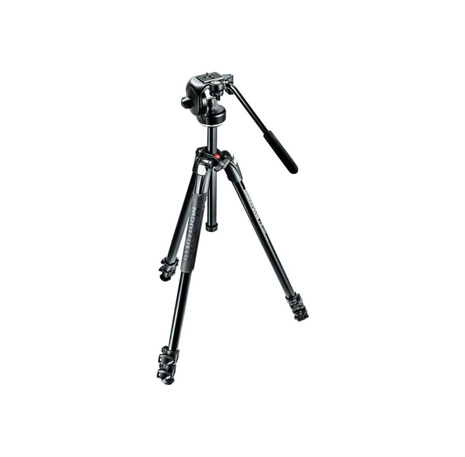 Manfrotto 290 Xtra Alu 3-Section Tripod Kit with 128RC Fluid Head