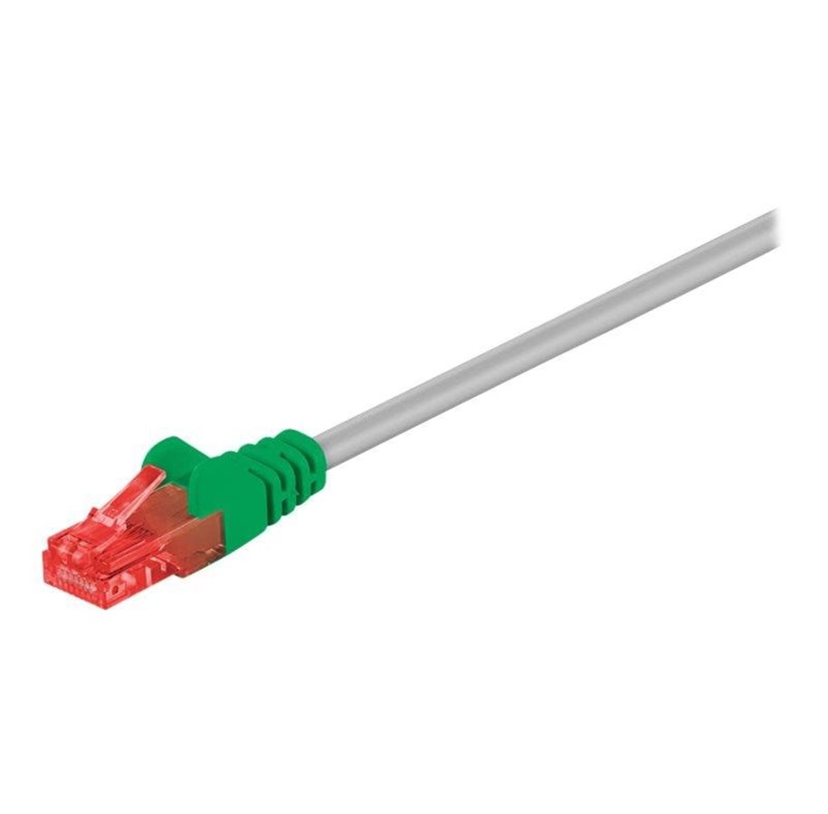 Pro CAT 6 Crossover-patch cable U/UTP - Grå - 1 meter | Billig