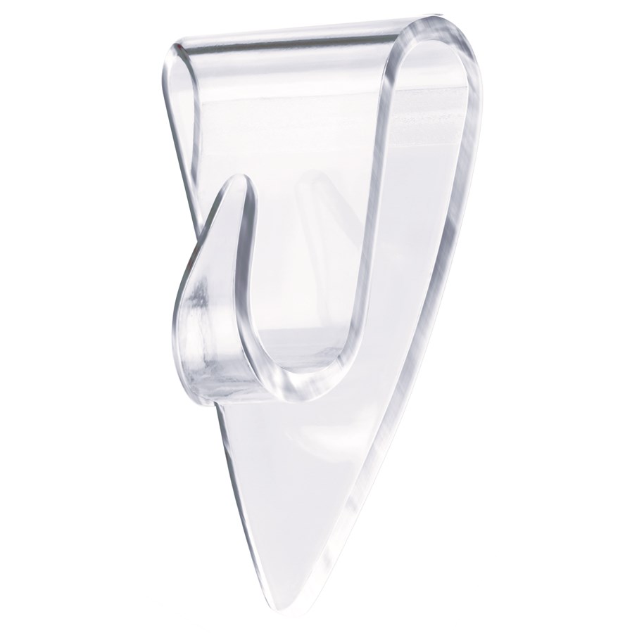 tesa Powerstrips Hook 0.2kg Transparent | På lager | Billig