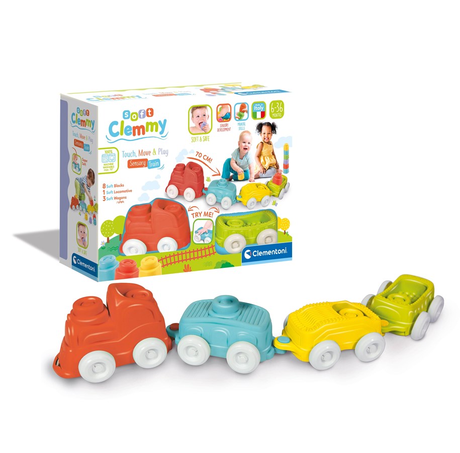 Clementoni Soft Clemmy - Train Clementoni 17424 legetøjssæt | Billig