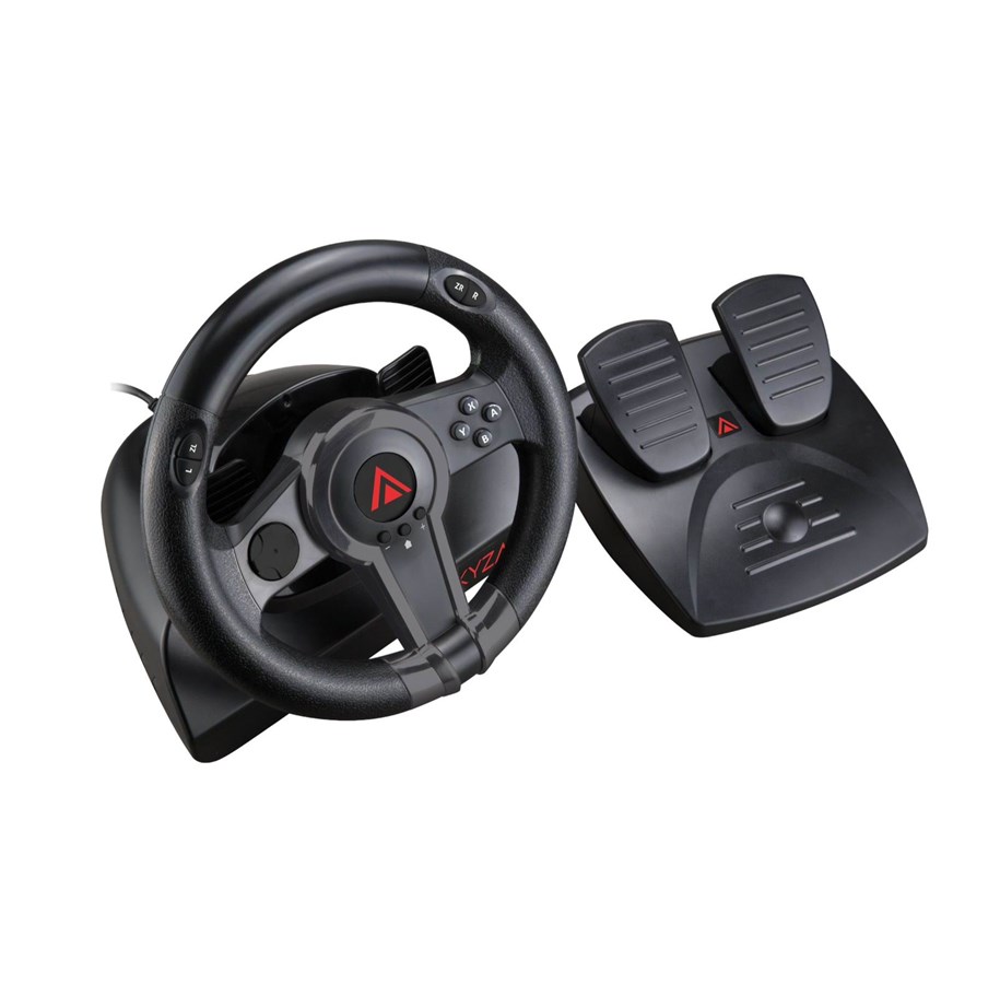Kyzar Switch Racing Wheel - Wired Steering wheel & Pedal set - Nintendo ...