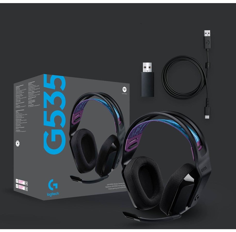 Logitech G535 LIGHTSPEED Wireless Headset | På lager | Billig