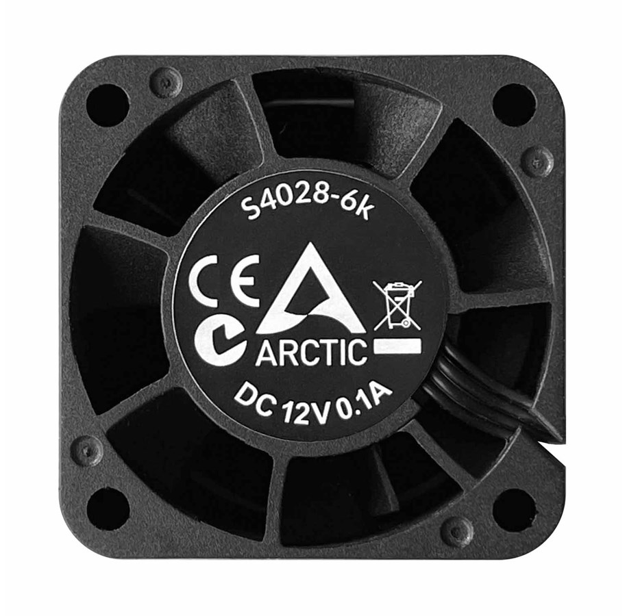 Arctic Server Fan S4028-6K - Kabinet køler - 40mm - Sort | Billig