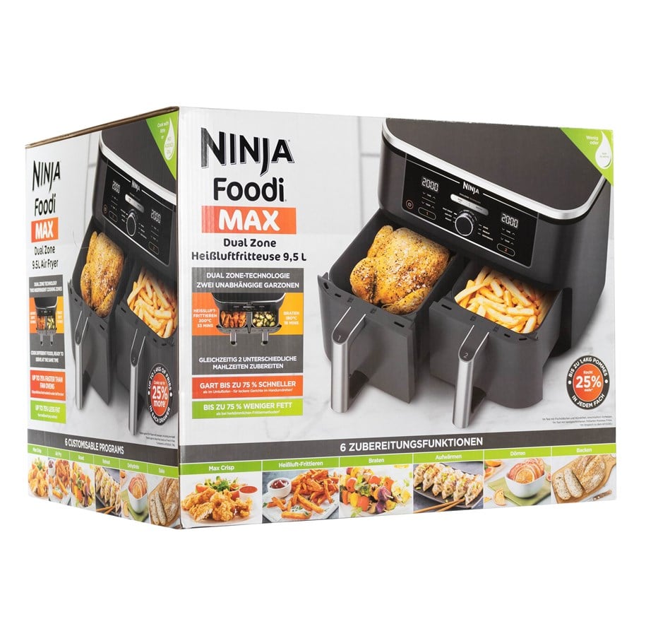 Ninja Foodi MAX Dual Zone AF400EU - black | På lager | Billig