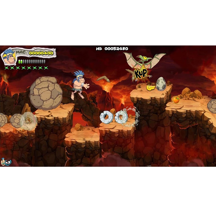 New Joe & Mac: Caveman Ninja - T-Rex Edition - Nintendo Switch - Platformer