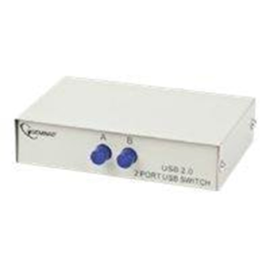 Gembird DSU-21 - USB peripheral sharing switch - 2 ports USB hub - 2 ports
